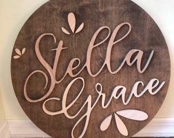 Raised Letter Sign - Etsy