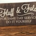 Carved Wood Sign Fluff & Fold - Etsy