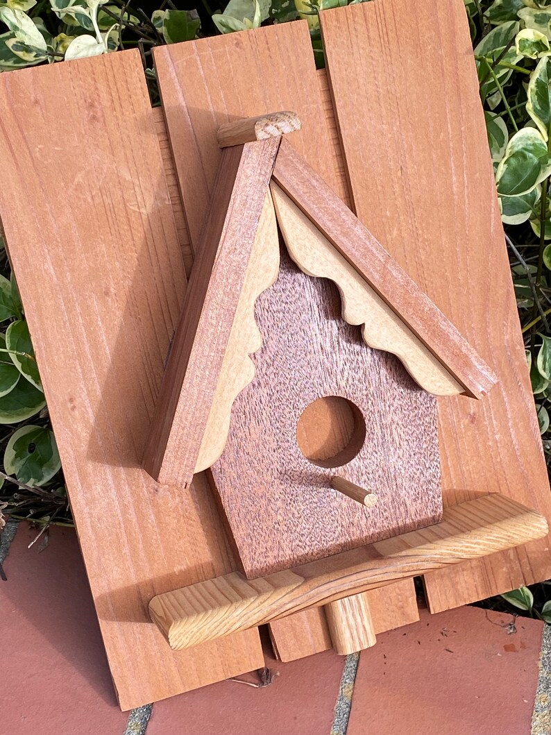 Birdhouse Wall Art - Etsy