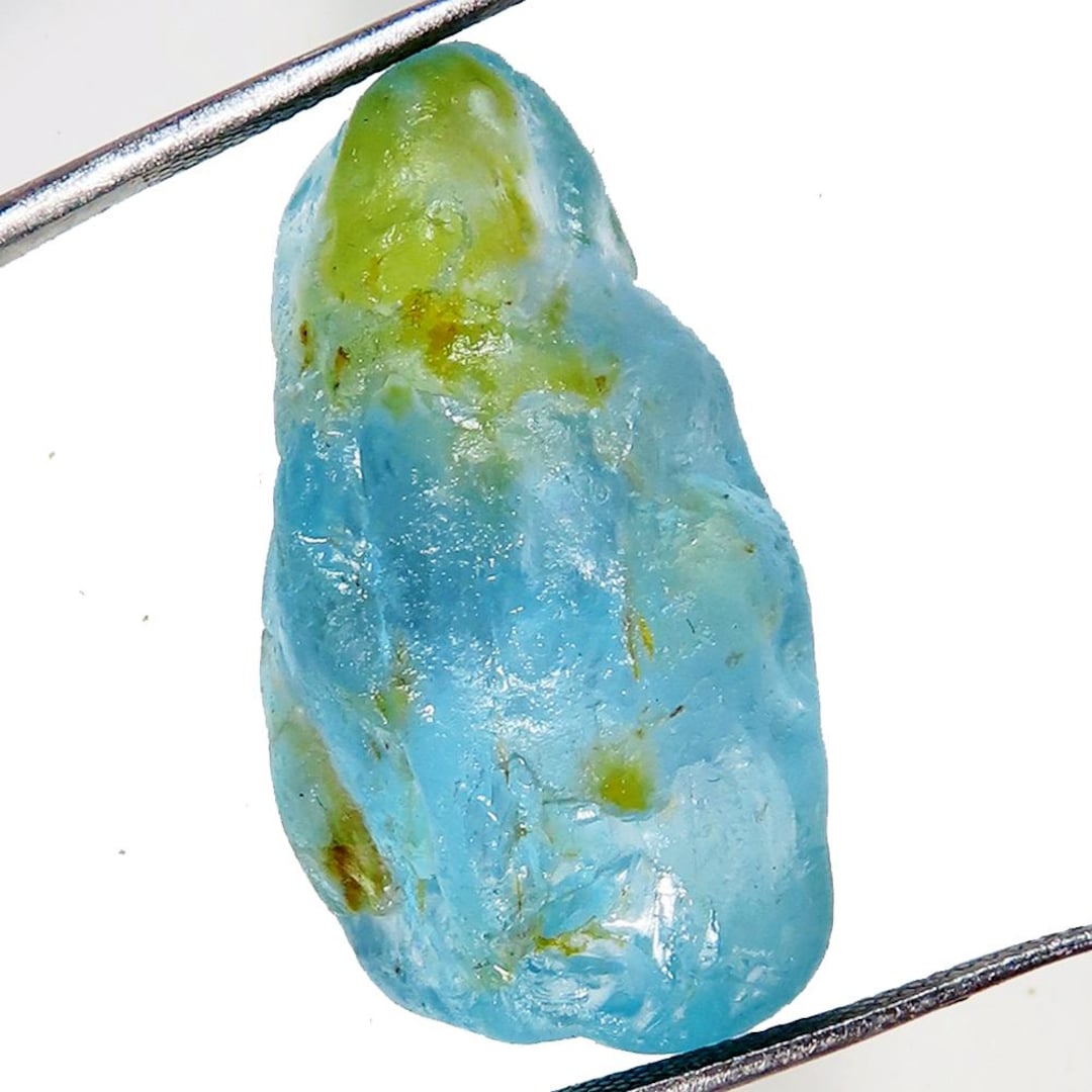 Natural Sky Blue Topaz Facet Rough Gemstone | Gemstone for Jewelry ...