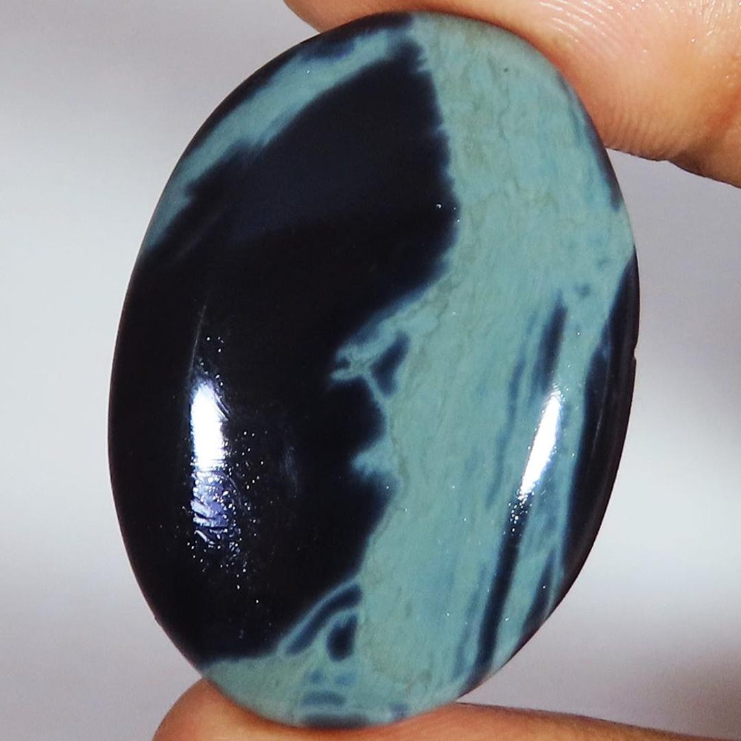 Spider Web Obsidian Cabochon: Natural Gemstone for Jewelry Making - Etsy