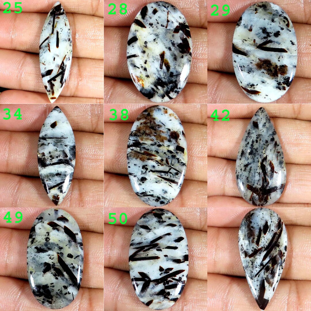 Natural Astrophyllite Gemstone Mix Cabochon Astrophyllite Stone Loose ...