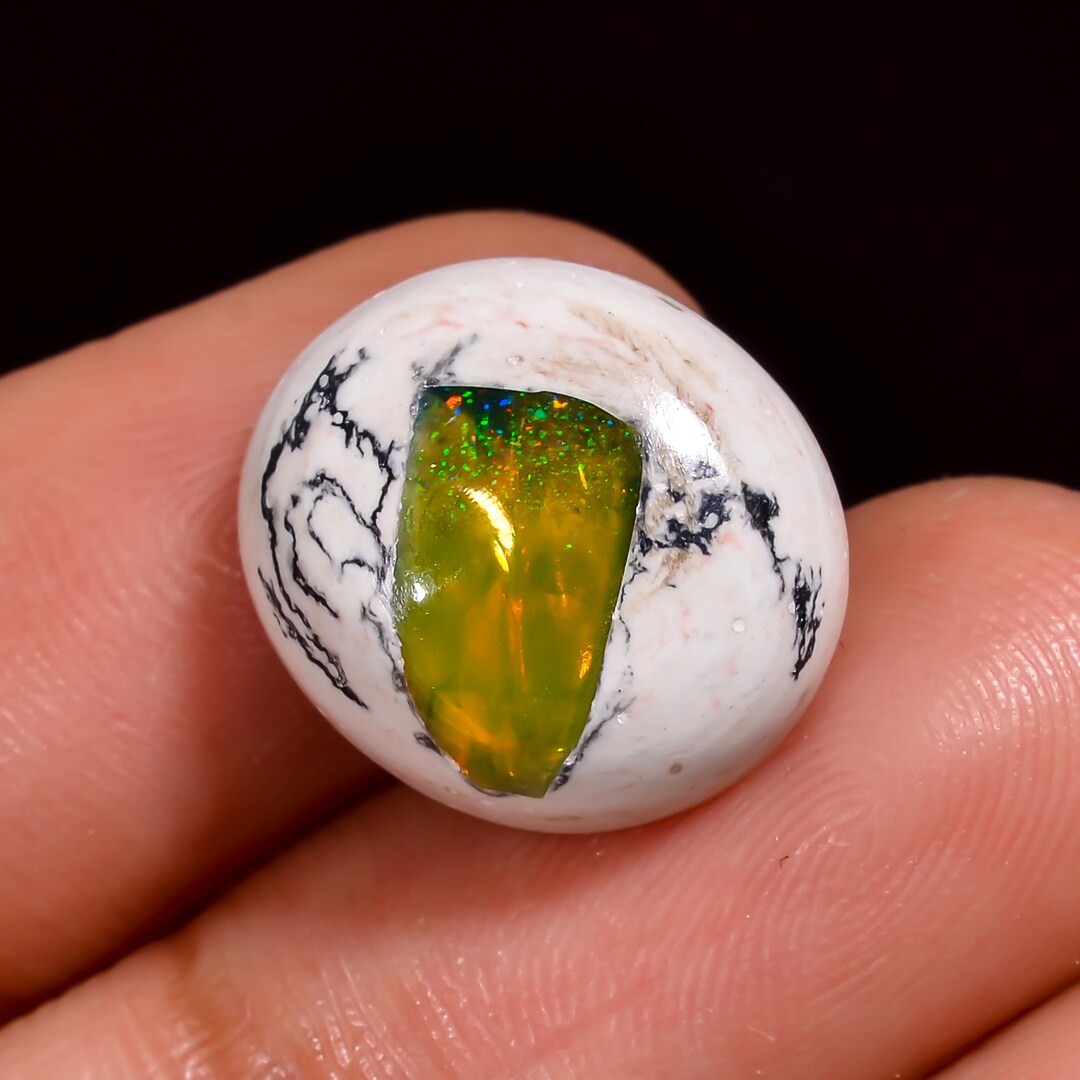 Natural Mexican Fire Opal Gemstone | Mix Shape Cabochon Fire Opal Stone ...