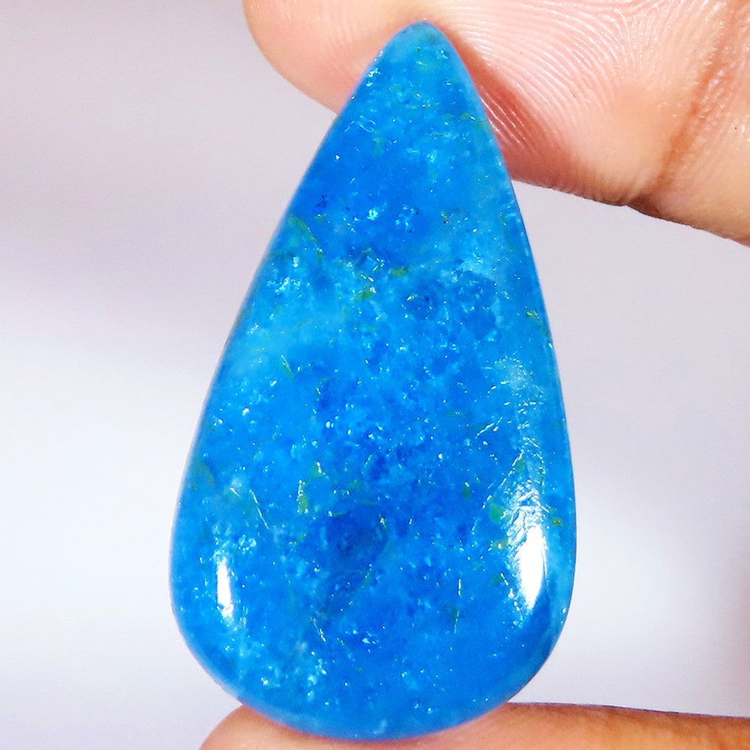 Natural Blue Apatite Gemstone | Mix Shape Cabochon Apatite Stone ...