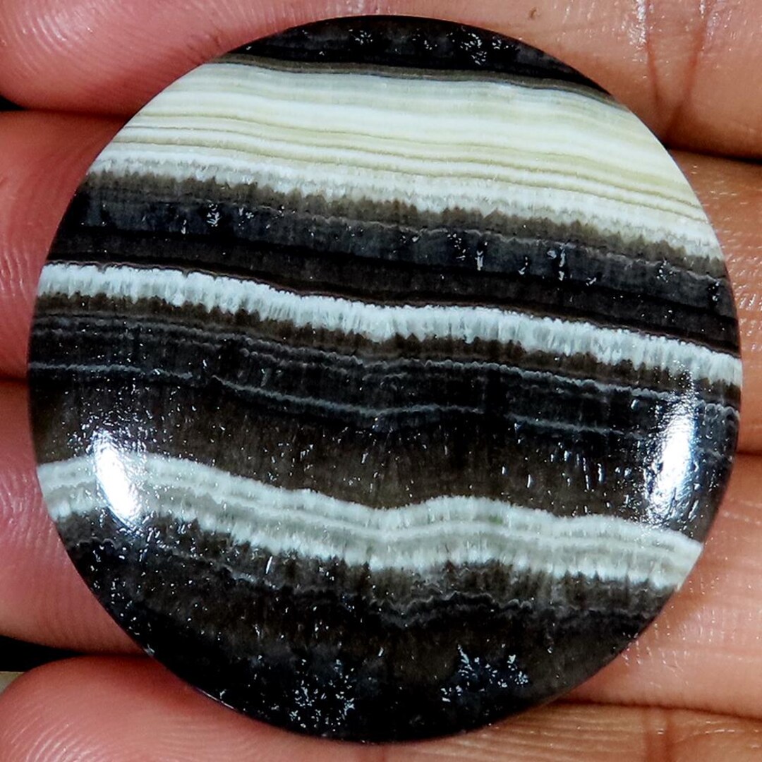 Natural Zebra Calcite Gemstone | Mix Shape Cabochon Zebra Calcite Stone ...