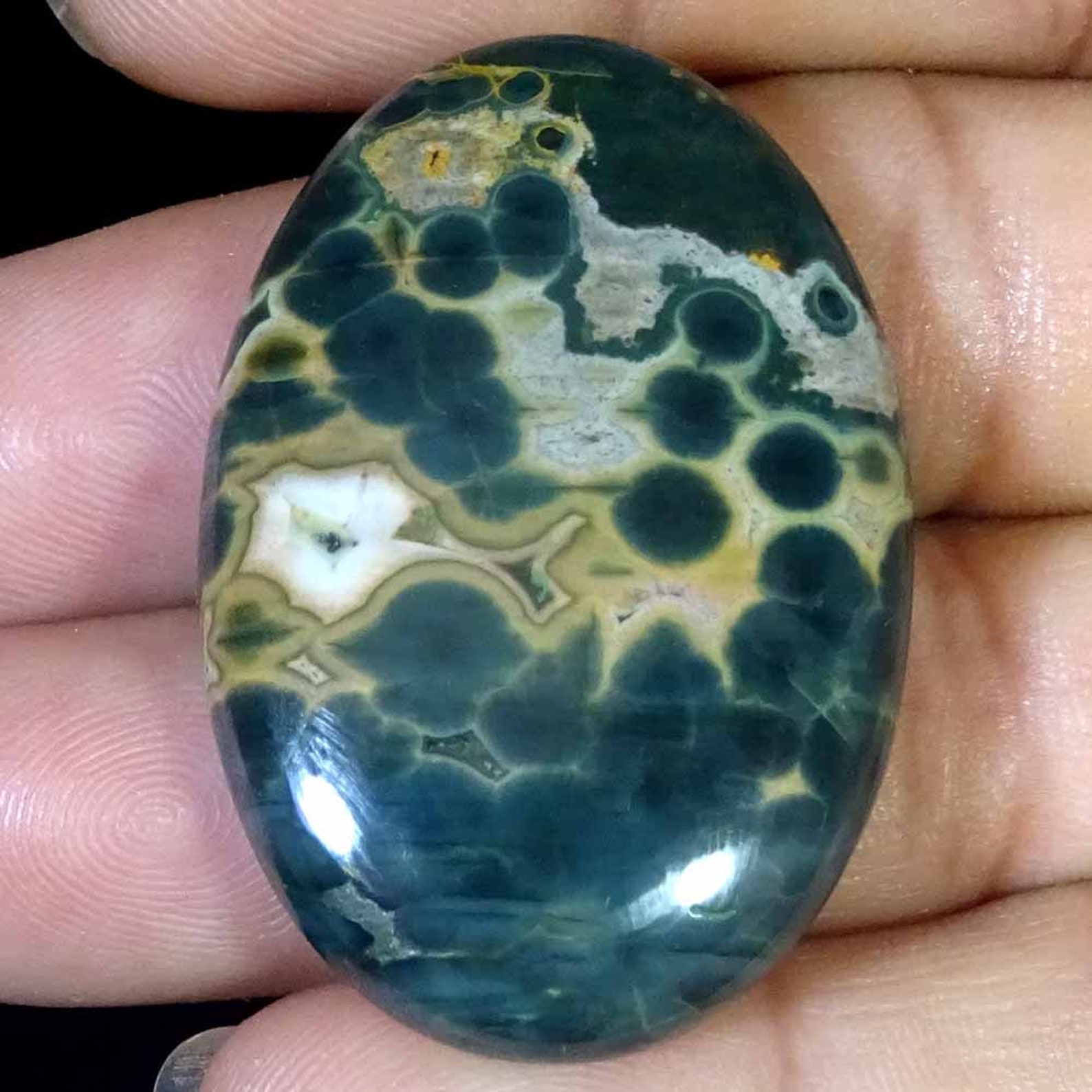 OCEAN JASPER Gemstone 100% Natural Ocean Jasper Cabochon Loose | Etsy
