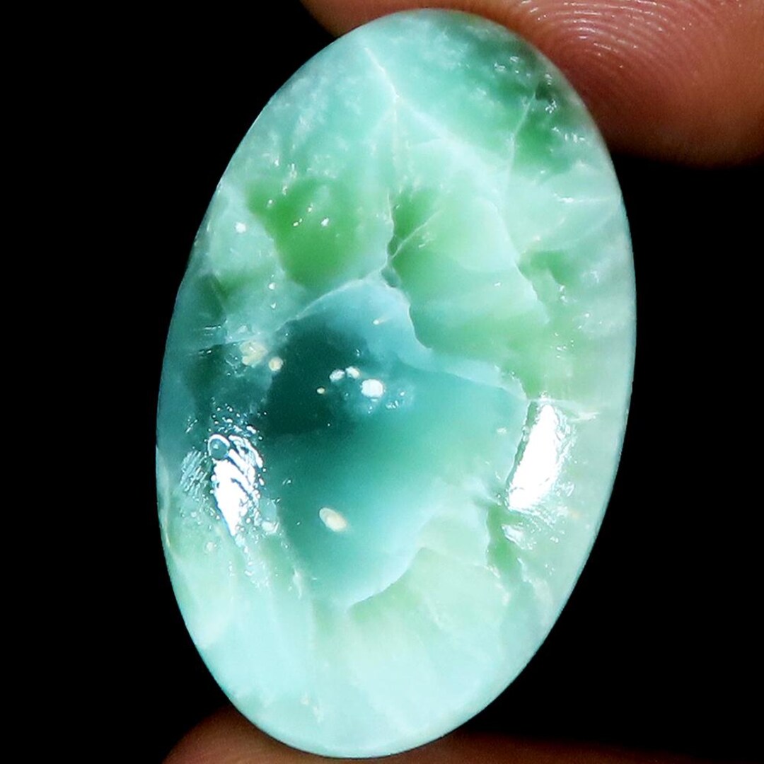 Natural Hemimorphite Gemstone | Mix Shape Cabochon Hemimorphite Stone ...