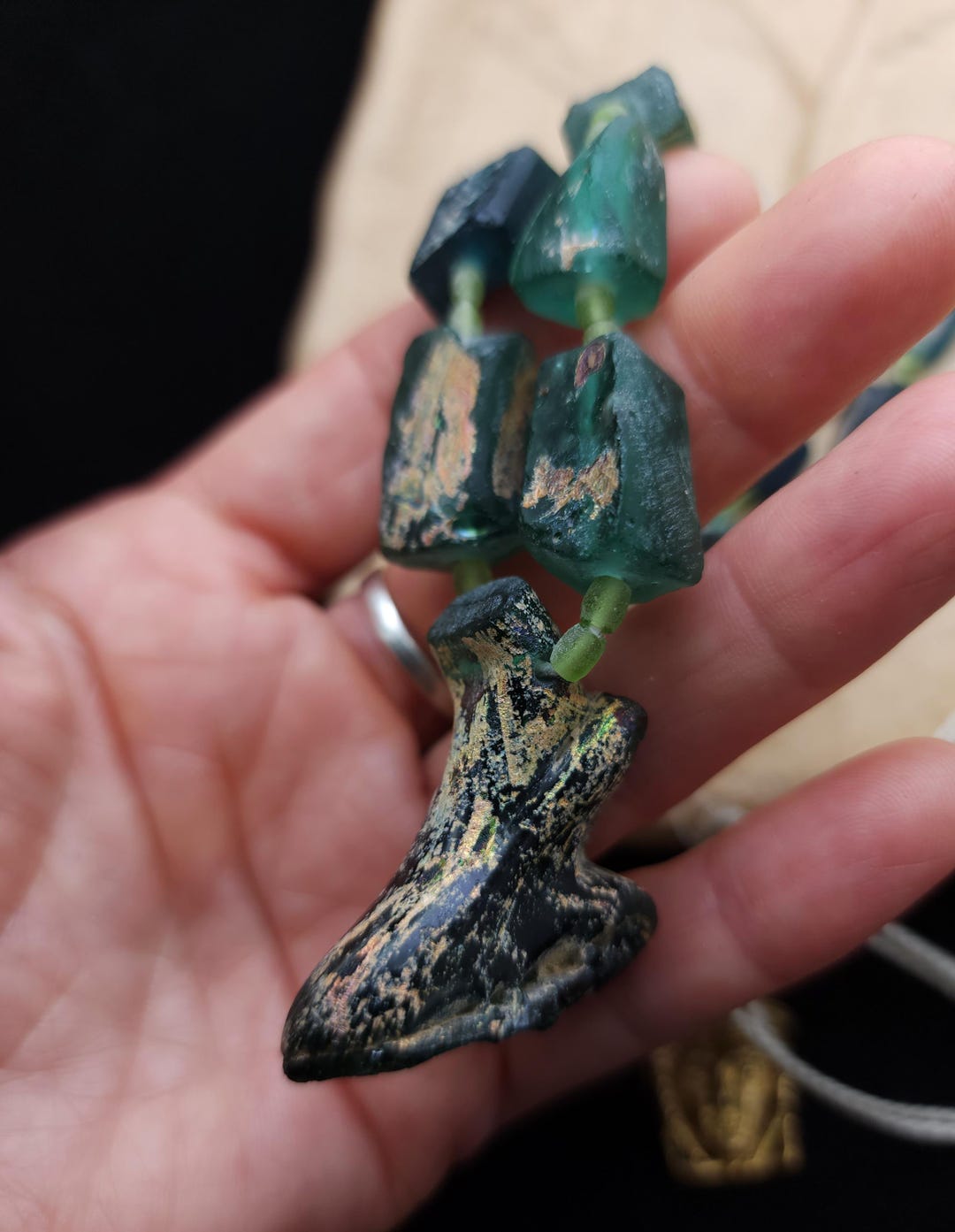 Ancient Roman Glass Hard to Find, Authentic Roman Glass Approximately ...