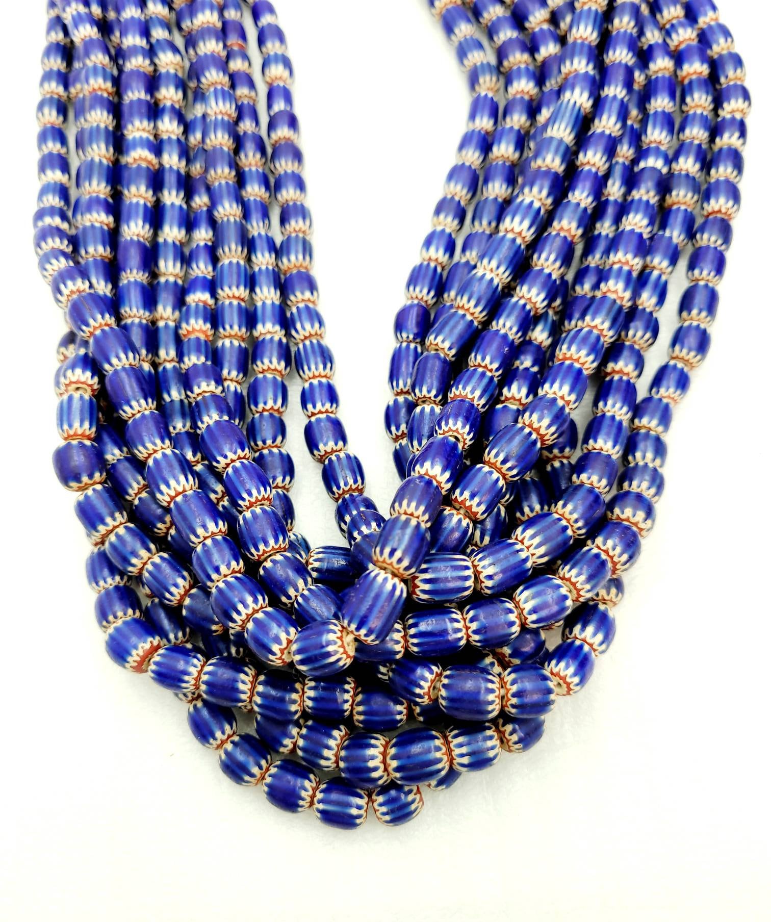 Multilayer Chevron Beads From Java Indonesia / 7–9mm X 7–8mm / Full ...