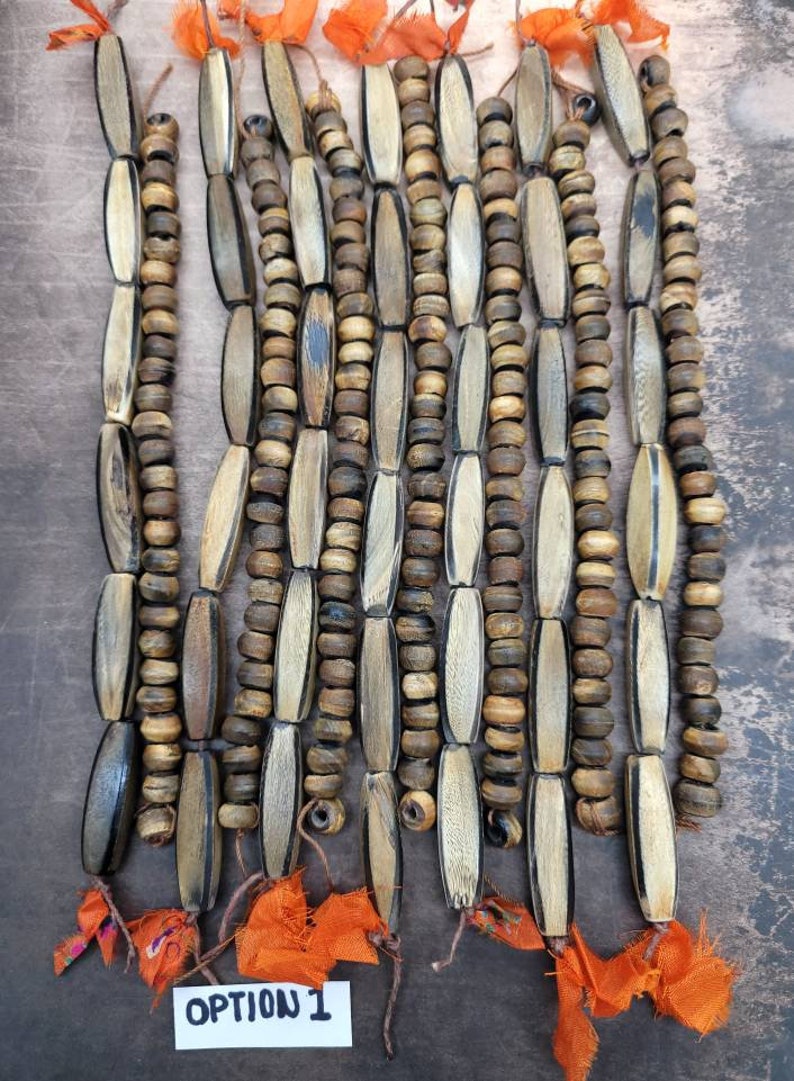 Handmade Horn Bone Beads/two Strand Lot of Horn Bone Beads / - Etsy