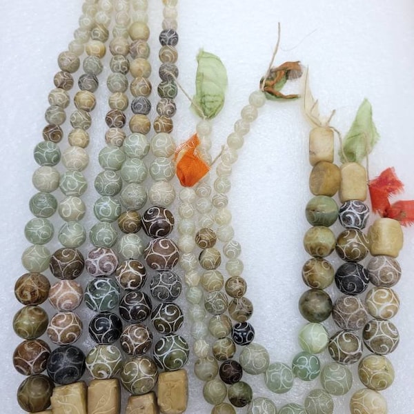 Carved Jade Bead - Etsy