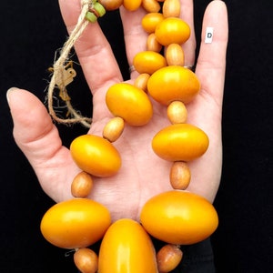 Copal African Resin Beads / African Trade Beads / Amber Beads / Option ...