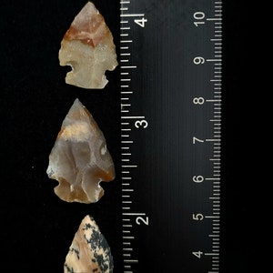 Small Hand Carved Agate Arrows 18-25mm+ Lot of 5 Arrows / Jewelry ...