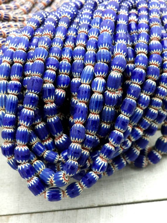 Multilayer Chevron Beads From Java Indonesia /7-10mm X 7-8mm - Etsy