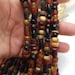 Huge Assortment of Bone and Horn Beads Strand 13" 6-10mm + / Orange Red ...