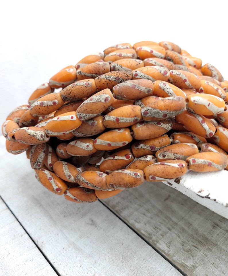 Old Accent Glass Beads Made by Thai Artisan Hands/ Indonesian - Etsy