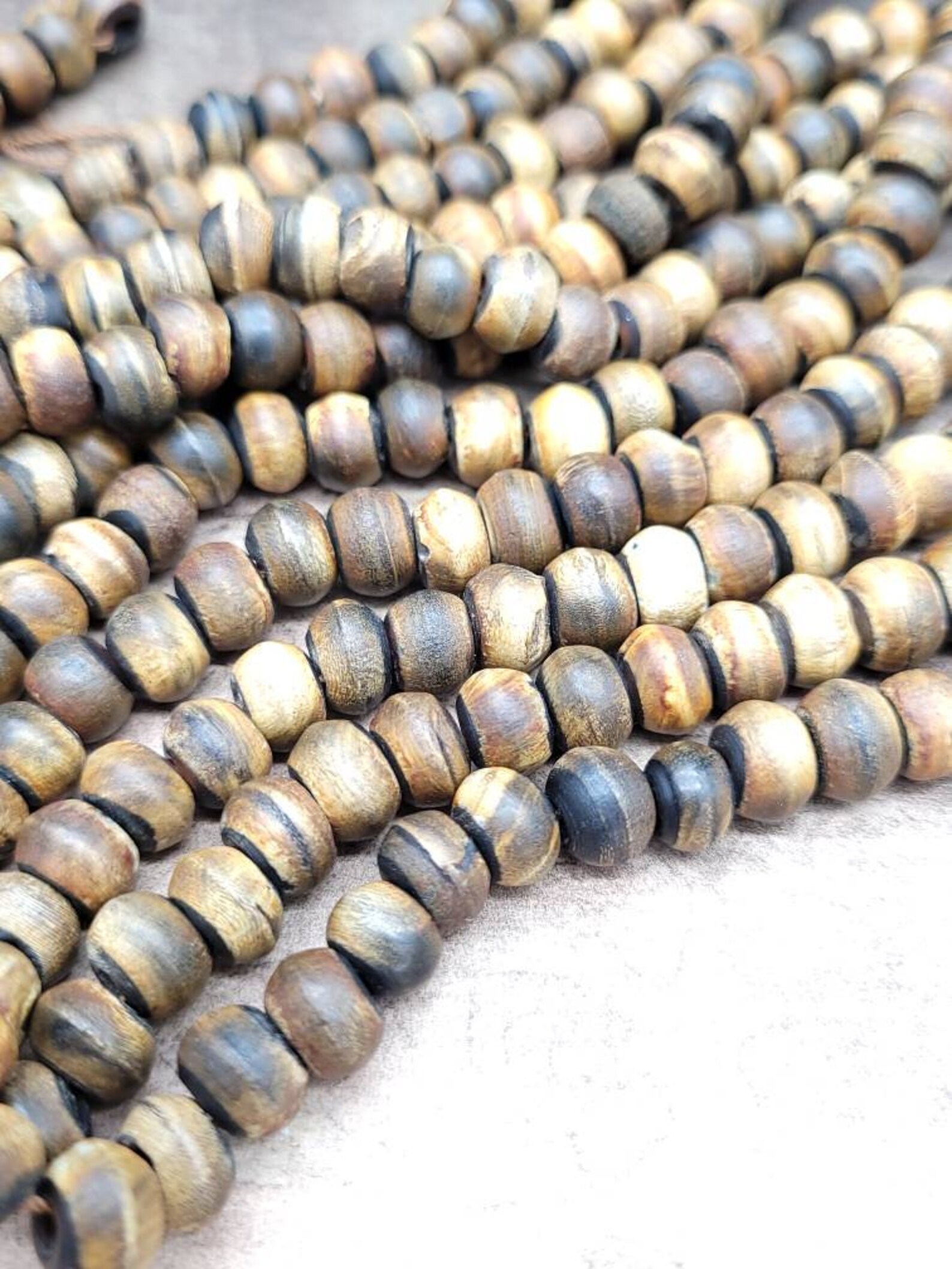 Buffalo Horn Bone Beads / Round Spacer Genuine Water Buffalo - Etsy