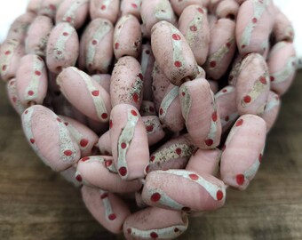 Old Accent Glass Beads Made by Thai Artisan Hands/ Indonesian - Etsy