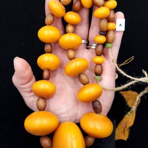 Copal African Resin Beads / African Trade Beads / Amber Beads | Etsy