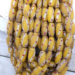 Old Accent Glass Beads Made by Thai Artisan Hands/ Indonesian Beads /java /10 Beads 18-20mm X ...