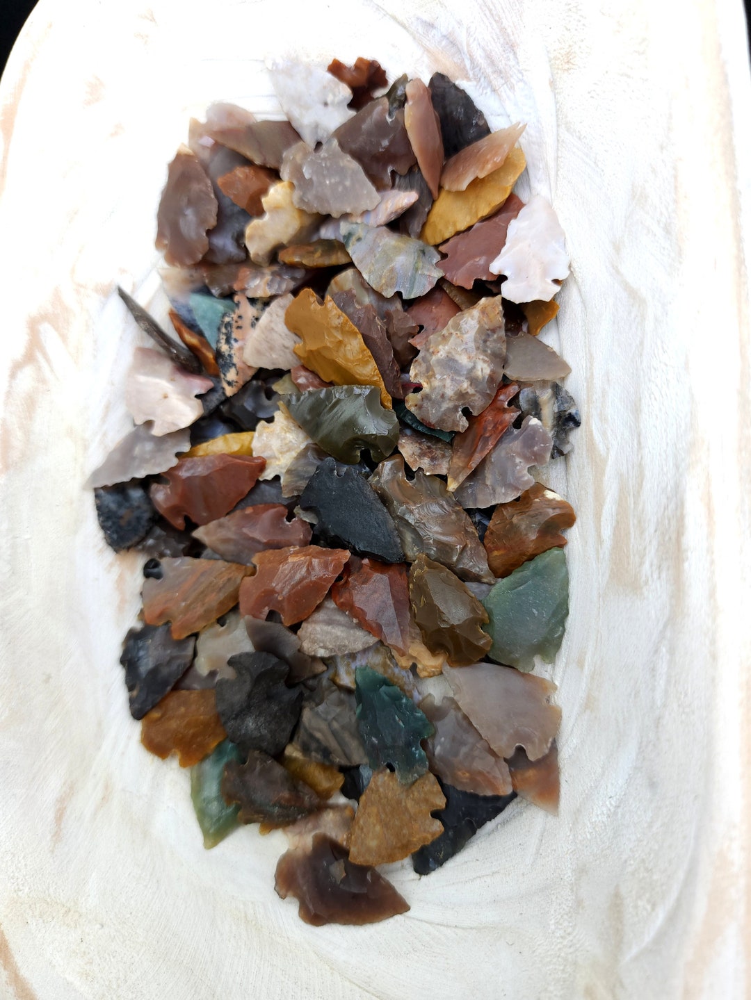 Small Hand Carved Agate Arrows 18-25mm+ Lot of 5 Arrows / Jewelry ...