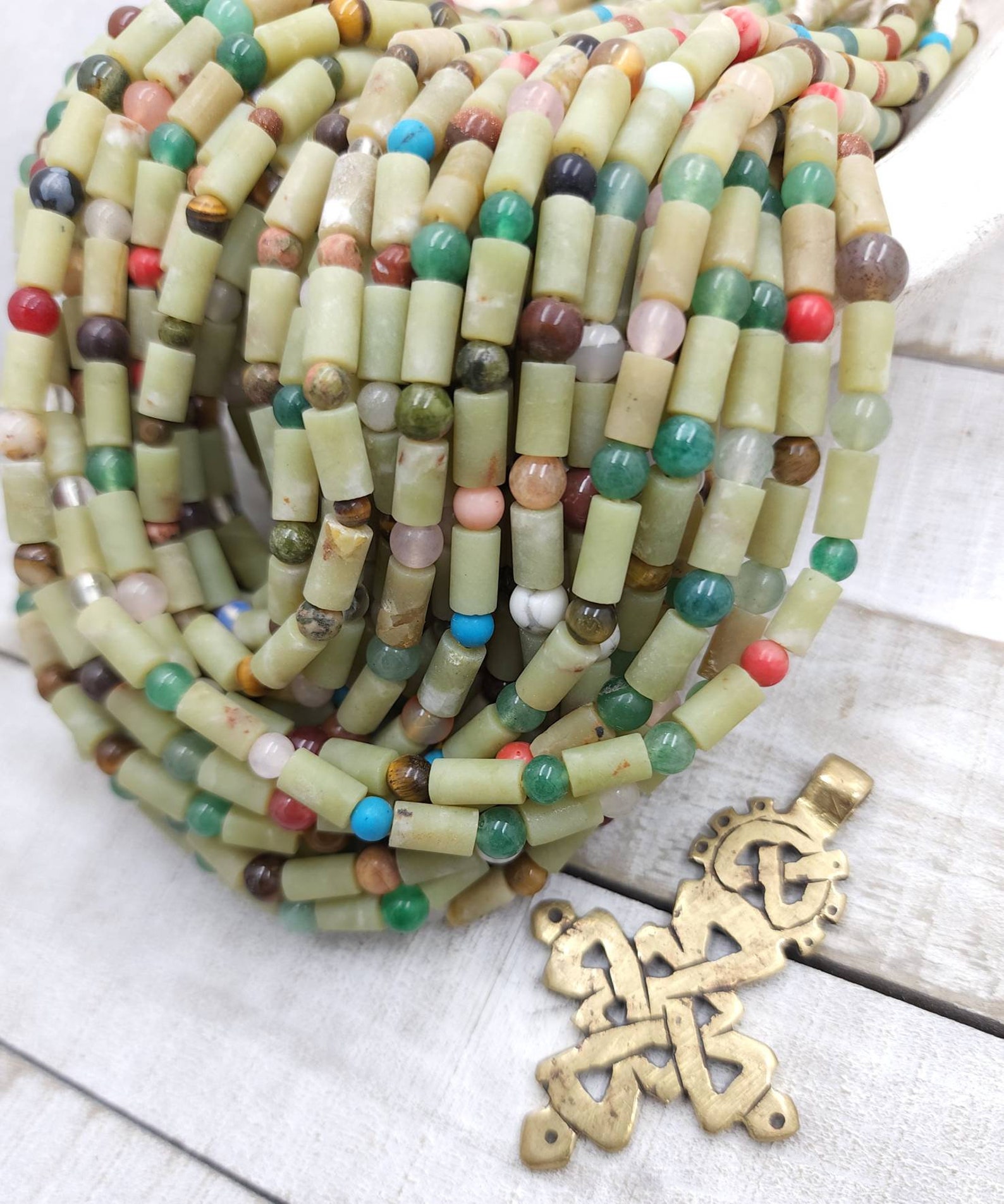 Beautiful Natural Jade From Afghanistan / Afghani Necklace / - Etsy