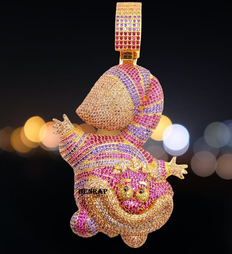 Riff Raff HIMSELF Sporting Customized Cartoon Hip Hop Pendant ...