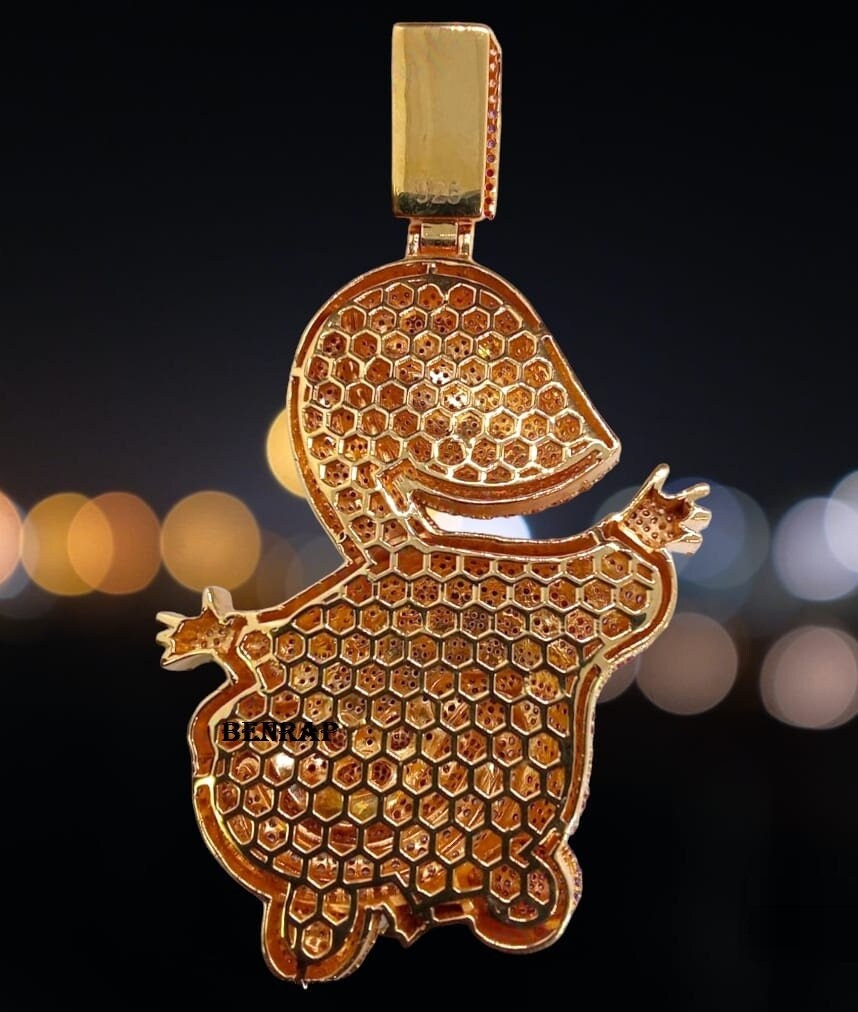 Riff Raff HIMSELF Sporting Customized Cartoon Hip Hop Pendant ...