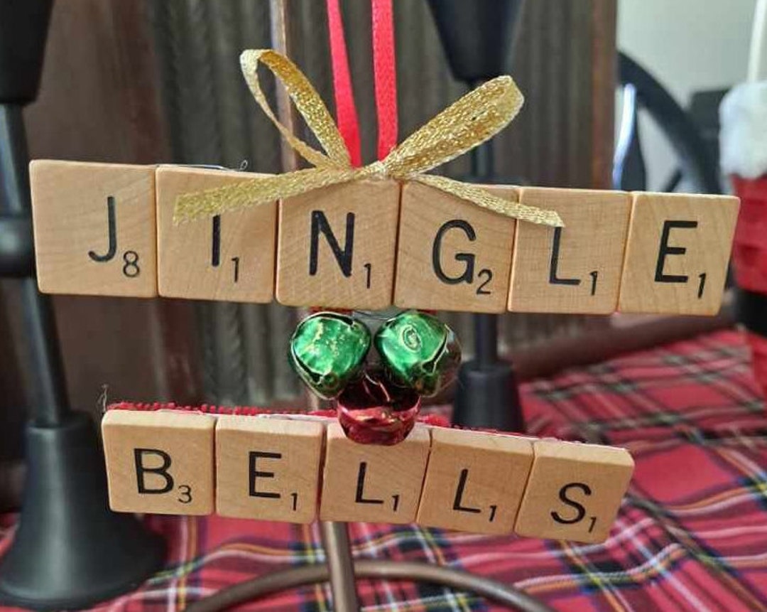 Scrabble Tree Ornaments - Etsy