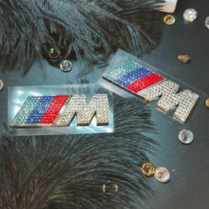 Original OEM | BMW M Line Logo Set Writing Emblem Batch | in Silver ...