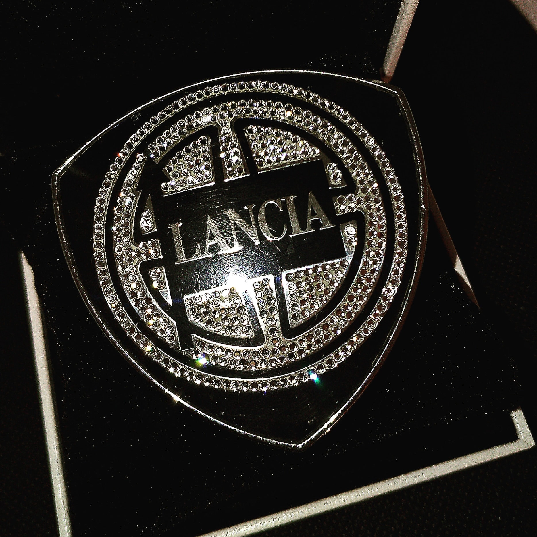Original OEM Lancia | Batch Logo Emblem | Front or Rear Refined With ...