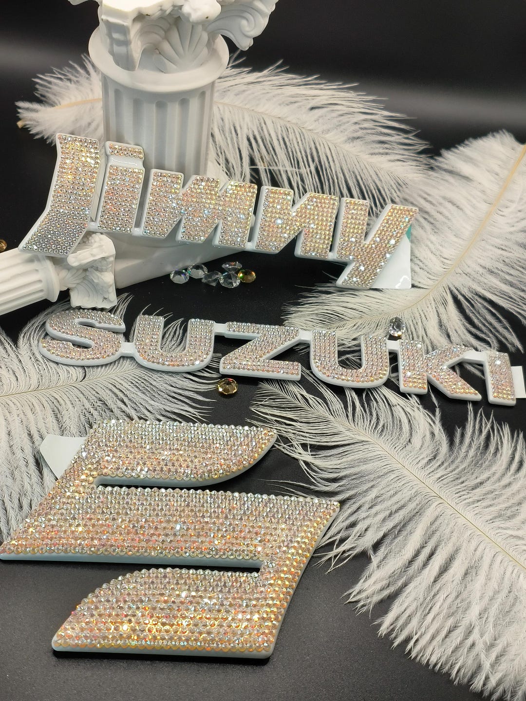 Original OEM | Suzuki Jimny Logo Set Kit Frontgrille Rear Trunk Letters ...