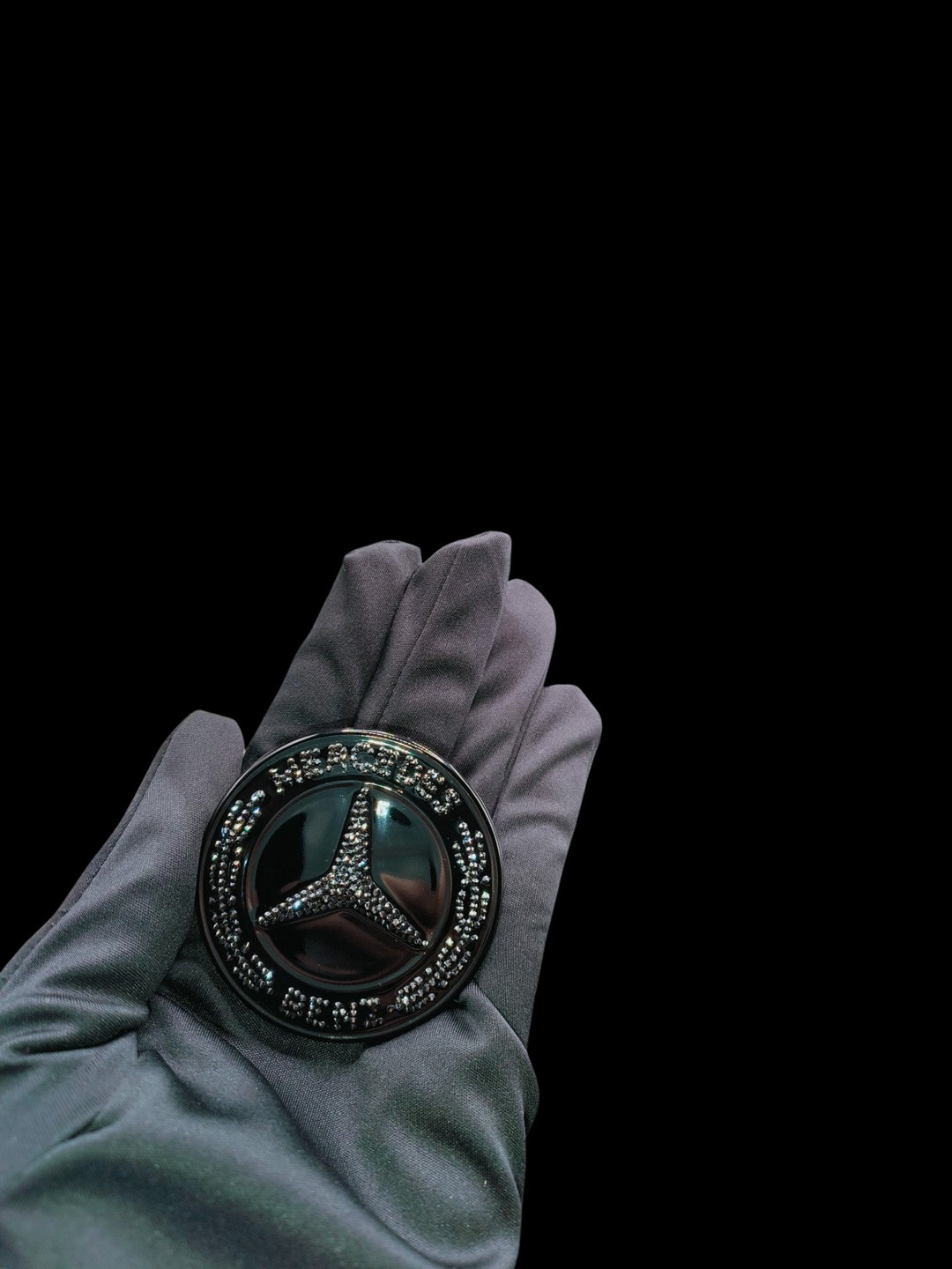 Original OEM Mercedes Benz Logo Engine Hood Emblem Star Batch With ...