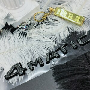 Original OEM | Mercedes Benz Logo 4matic Writing Emblem Badge | Refined ...