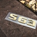 Original OEM Mercedes Benz S63 Logo AMG writing refined with 24k gold ...