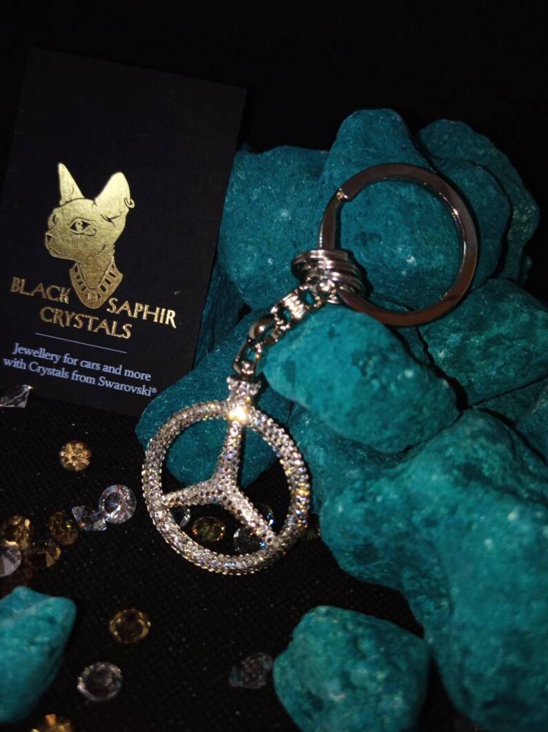 Original OEM Mercedes Benz Keychain Logo Star Emblem Batch - Etsy