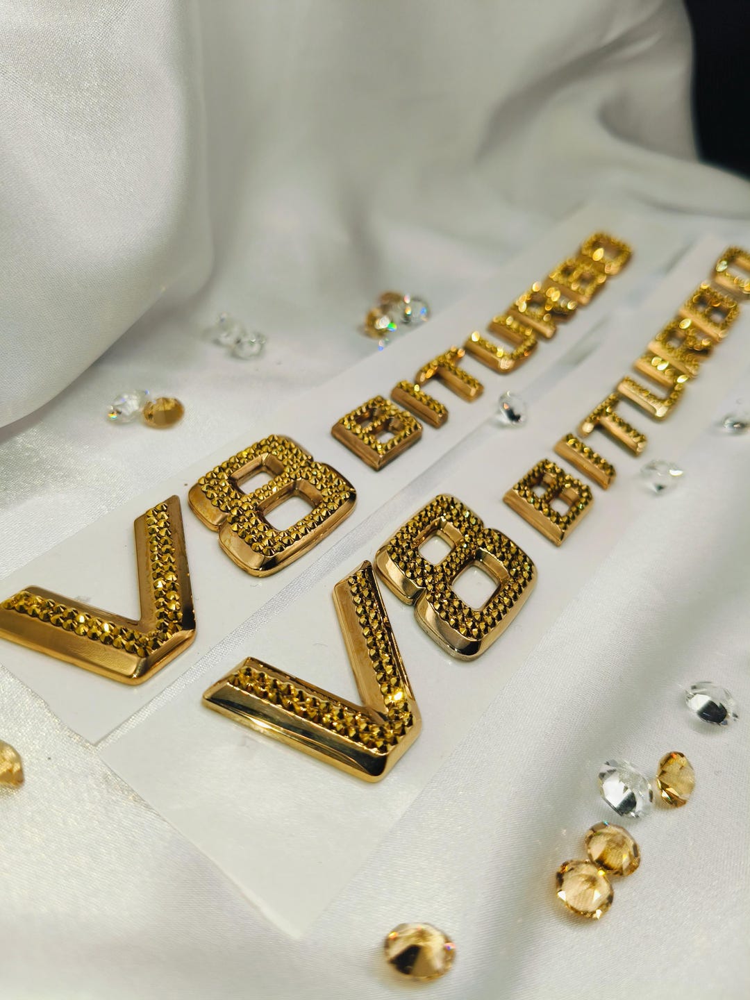 Original OEM | Mercedes Benz Logo V8 Biturbo Set Writing Refined With ...