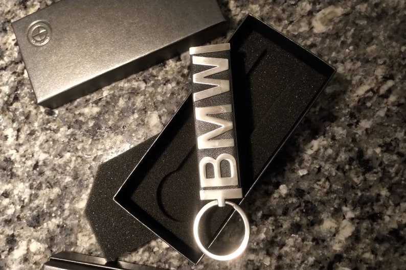 Original OEM BMW Keychain Logo Writing Emblem Batch refined with ...