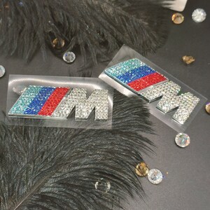 Original OEM | BMW M Line Logo Set Writing Emblem Batch | in Silver ...