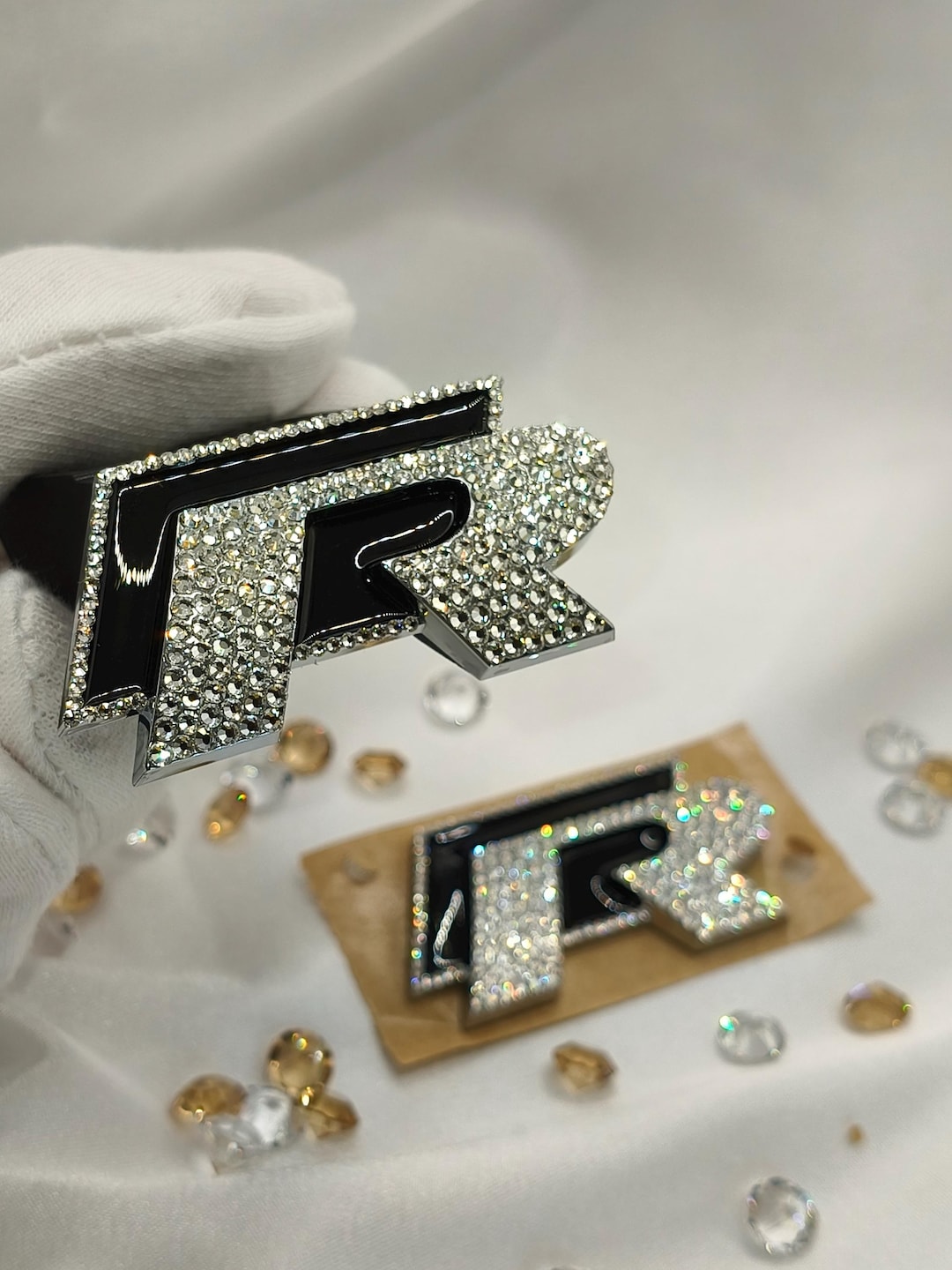 Original OEM Volkswagen | Rline Golf R Logo Emblem Batch Front Grille ...