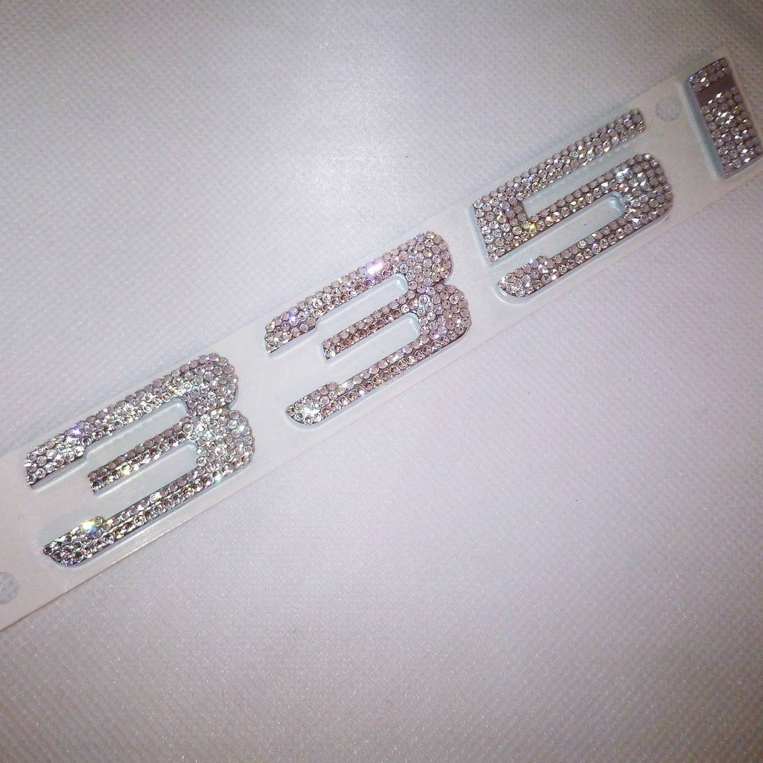 Original OEM | BMW 335i Trunk Logo Writing Emblem Batch | in Silver ...