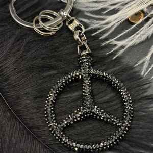 Original OEM Mercedes Benz Keychain Keyring Logo Star Emblem Batch ...