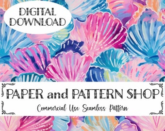 Preppy Rainbow Jellyfish Seamless Pattern, Under the Sea Seamless File ...