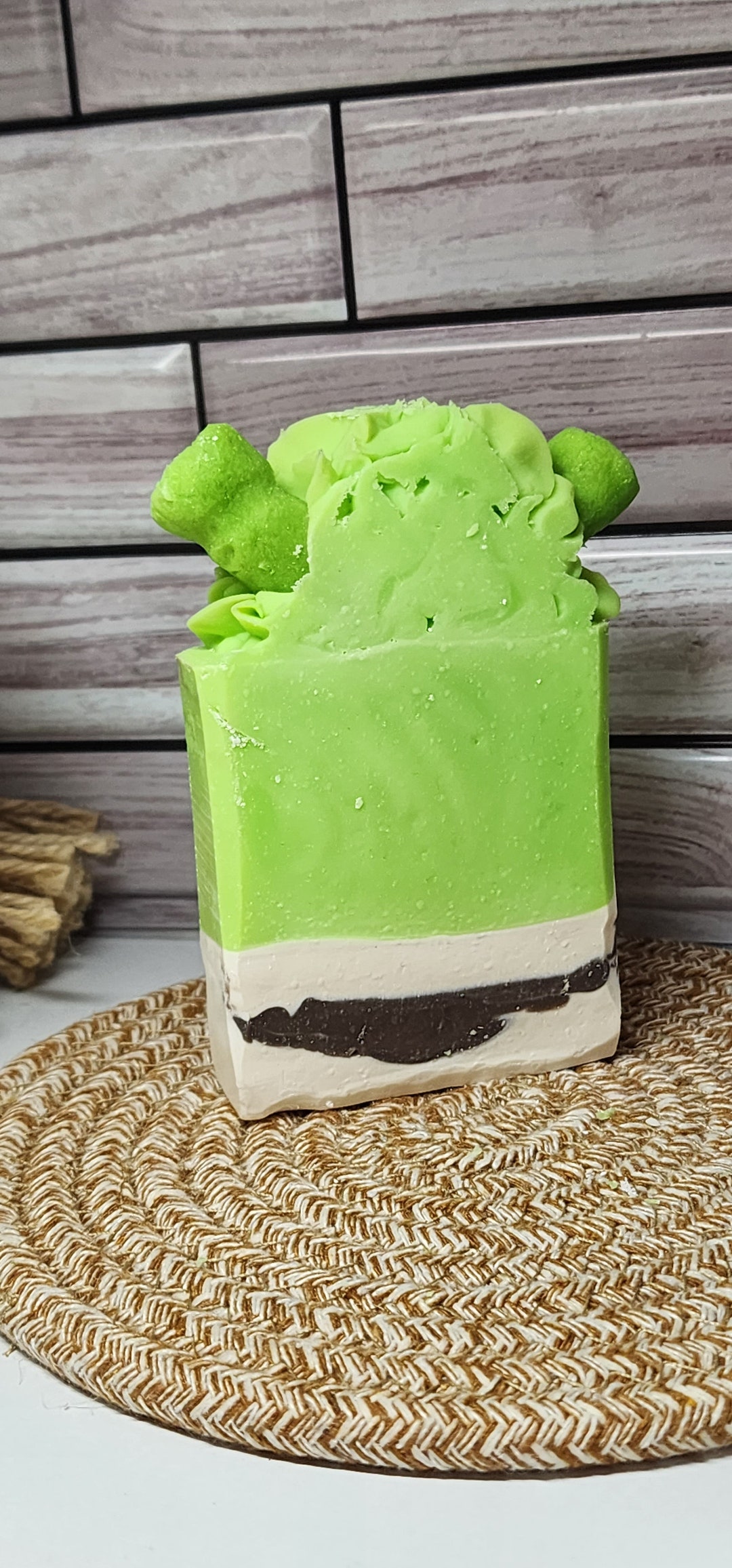 Shrek Soapscented in Green Apple/smells Amazing/ Organic/vegan/all ...