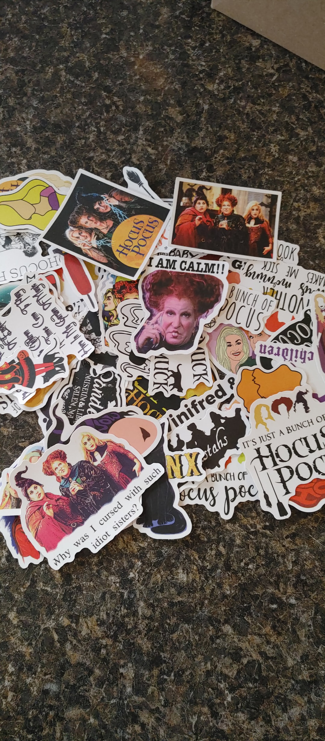 30 Pack Hocus Pocus Stickers/halloween/crafts/kids/adults/hobbys ...