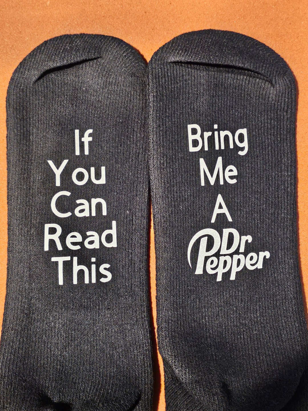 Dr Pepper Socks Fun Socks, Gag Gift, Novelty Socks,for Him, Birthday ...