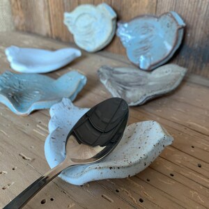 Bird Tea Bag Dish, Ceramic Spoon Rest, Hand Made Pottery - Etsy