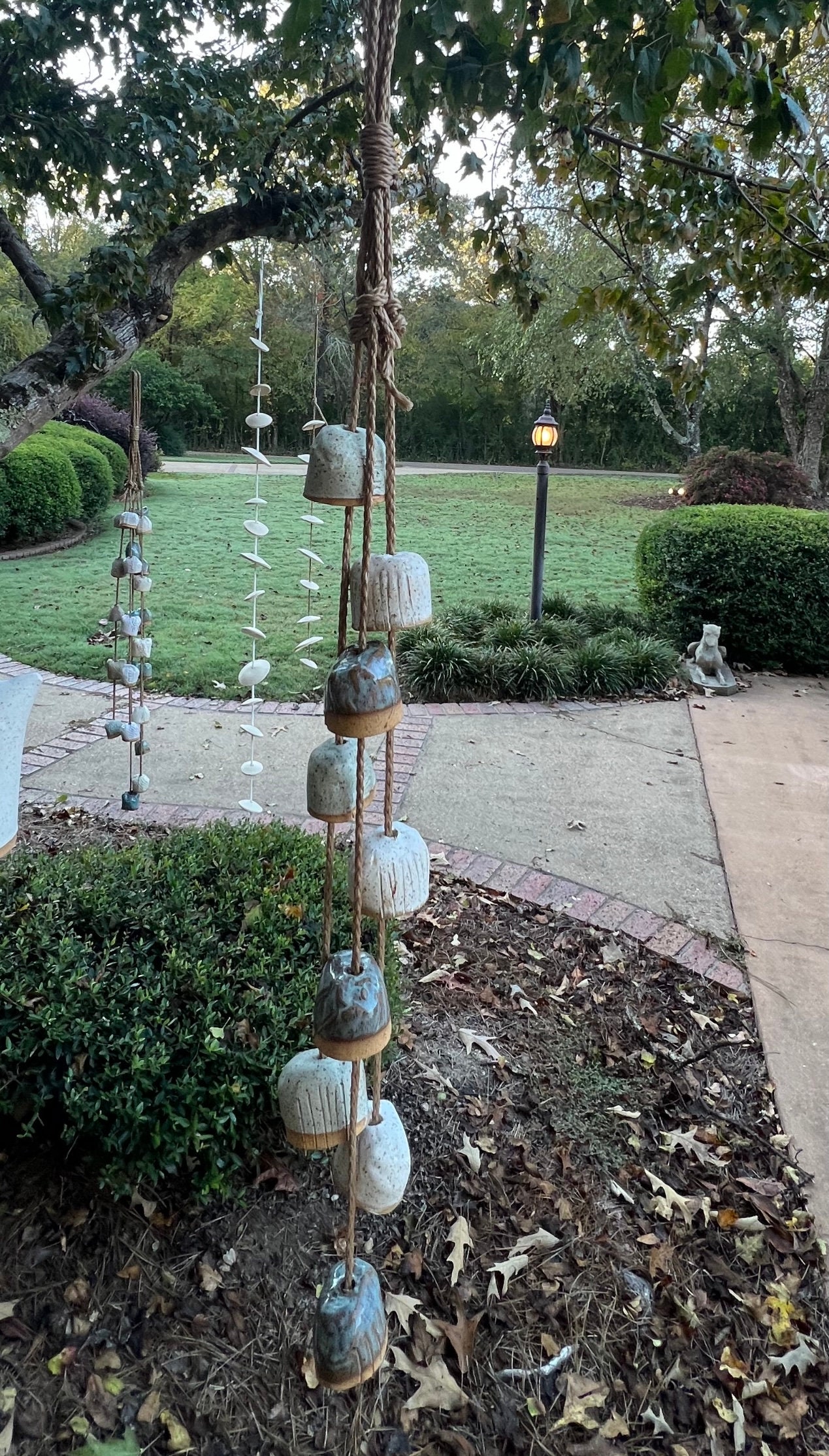 Bell-shaped Handmade Ceramic Wind Chimes - Etsy