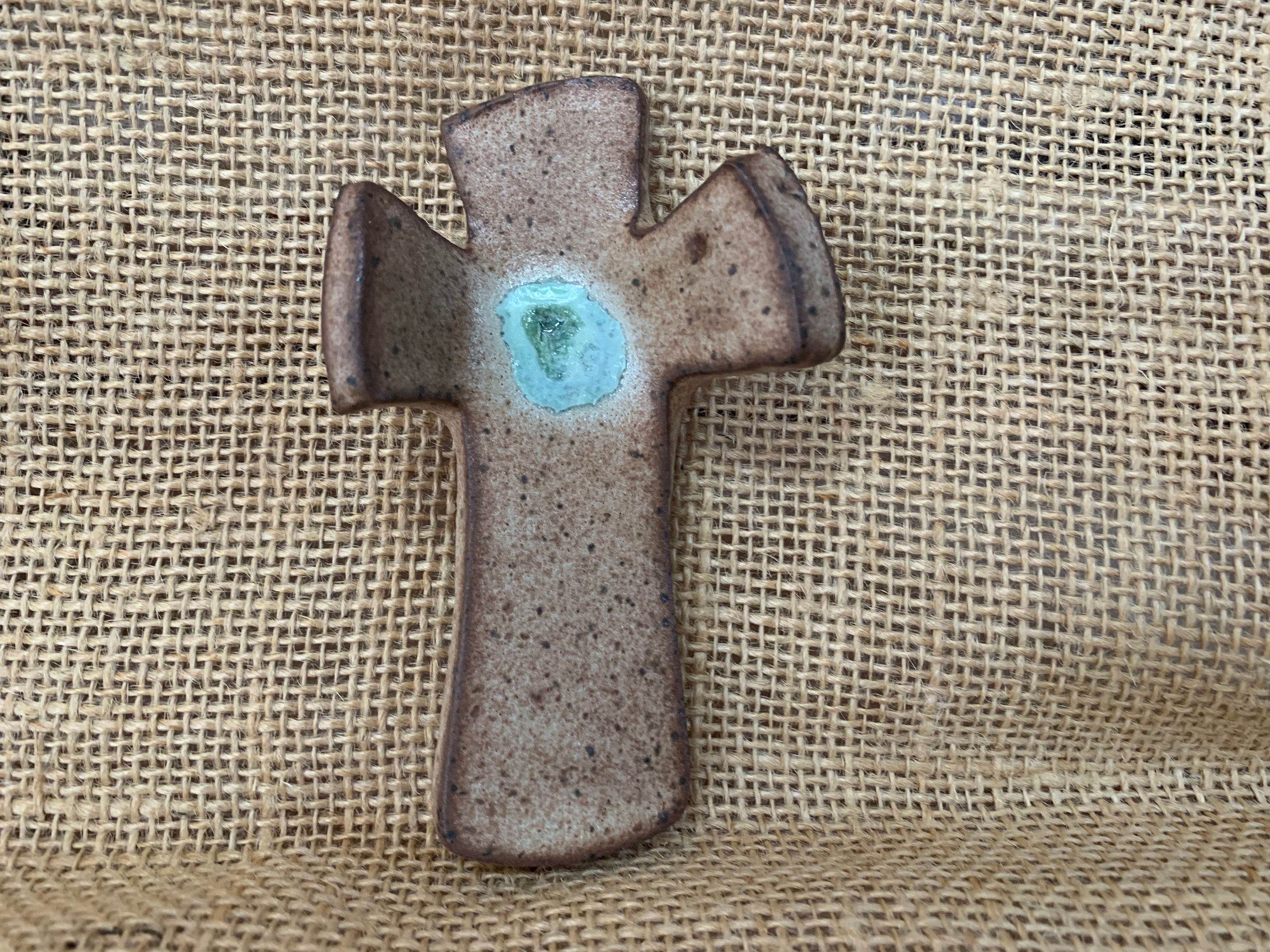 Ceramic Holding Crosses, Prayer Crosses, Hand Made Pottery - Etsy