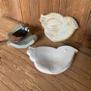 Bird Tea Bag Dish, Ceramic Spoon Rest, Hand Made Pottery - Etsy
